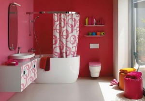 Baños con mucho color - Decoración de Interiores y Exteriores - EstiloyDeco