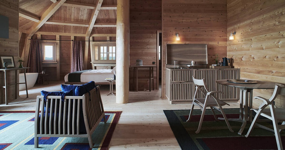 Interiores de madera: visita por dentro esta encantadora vivienda