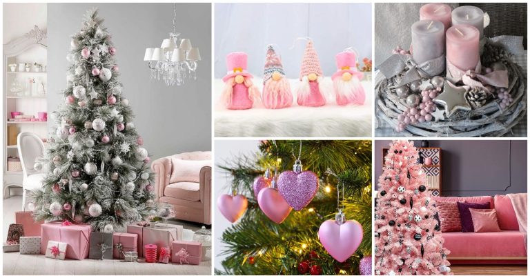 Ideas para una Navidad rosa
