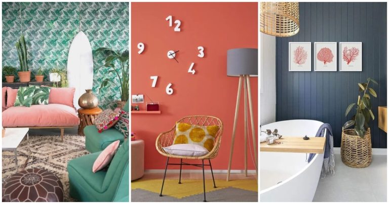 6 colores que combinan con coral en decoración