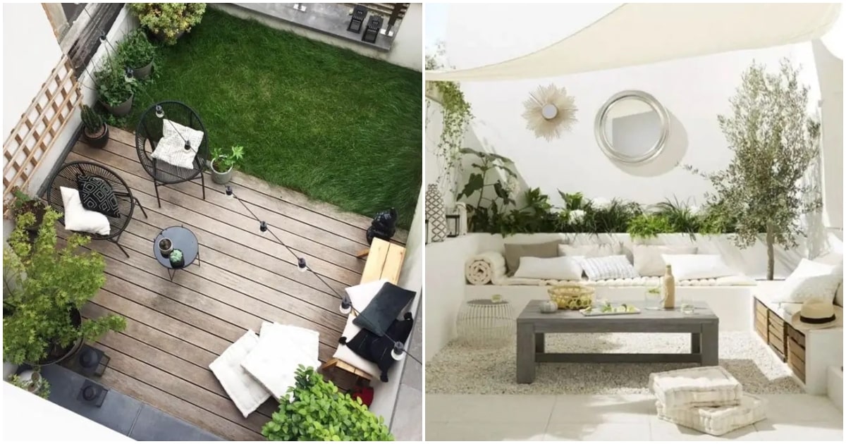 Cómo decorar patios pequeños modernos de casas