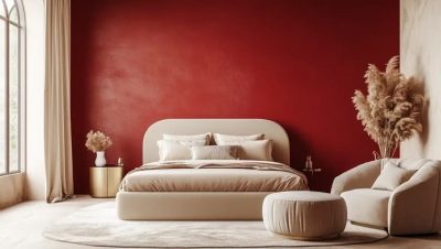 Habitaciones en color Rojo y Beige | Guía de Decoración