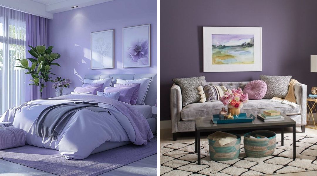 ¿Qué Color Combina con el LILA en PAREDES?